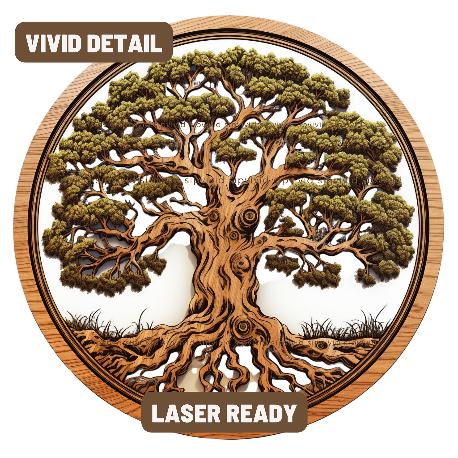 Laser Cut Files Trees DIY Tree Designs Laser Cut Bundle for Wood ...