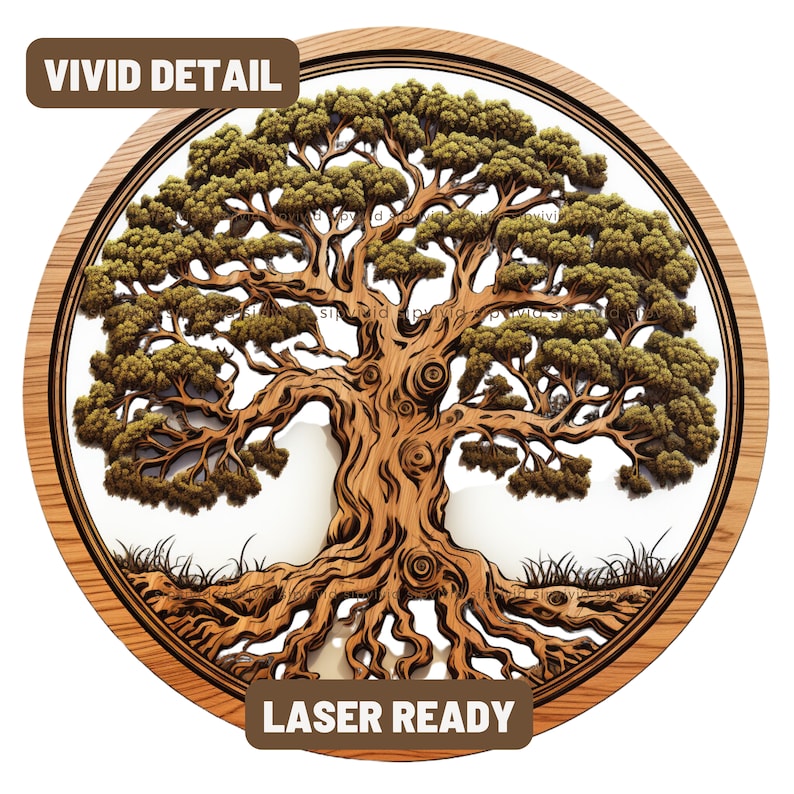 Laser Cut Files Trees DIY Tree Designs Laser Cut Bundle for Wood ...