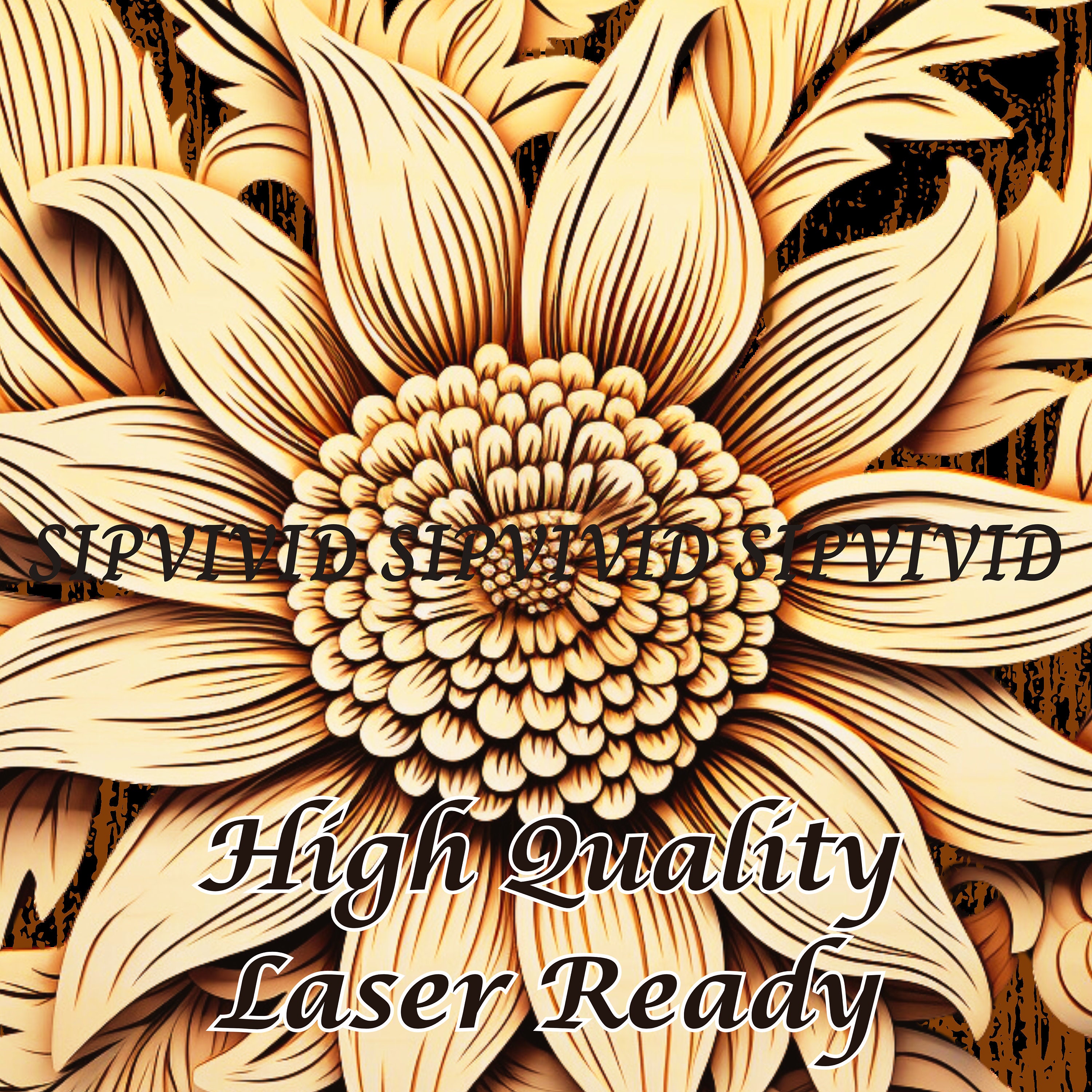 Laser Cut Files Sunflower Bundle DIY Sunflower Laser Cut Bundle for ...