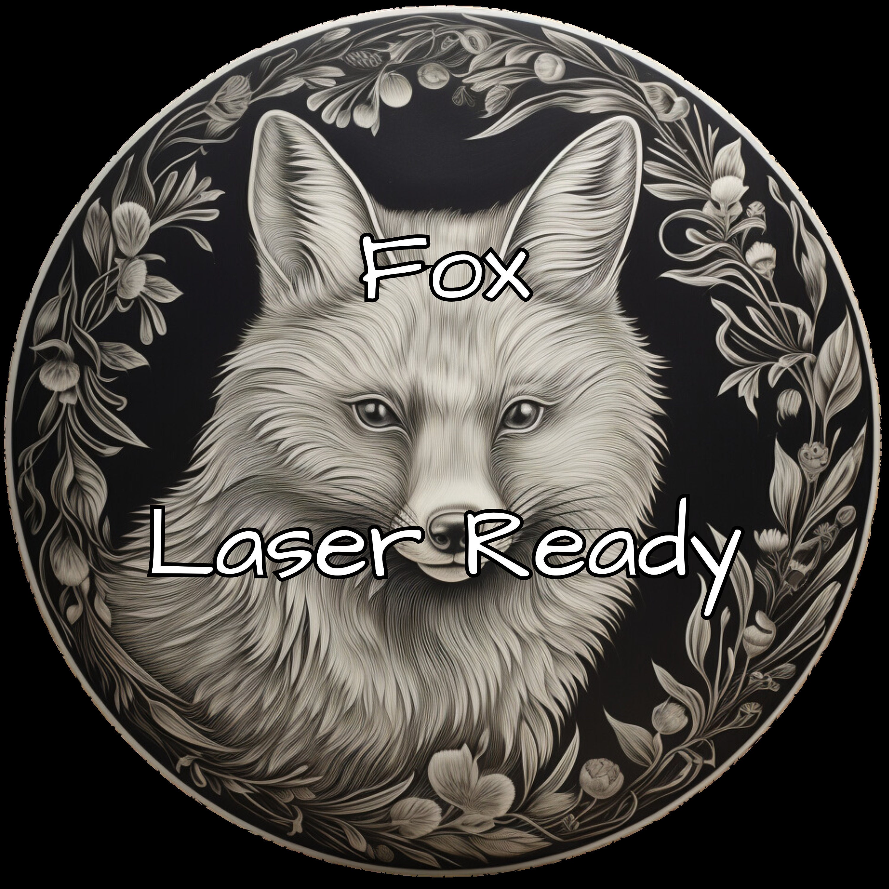 Laser Cut Files Fox Laser Cut File, Laser Cut Files for Lightburn, Glow ...