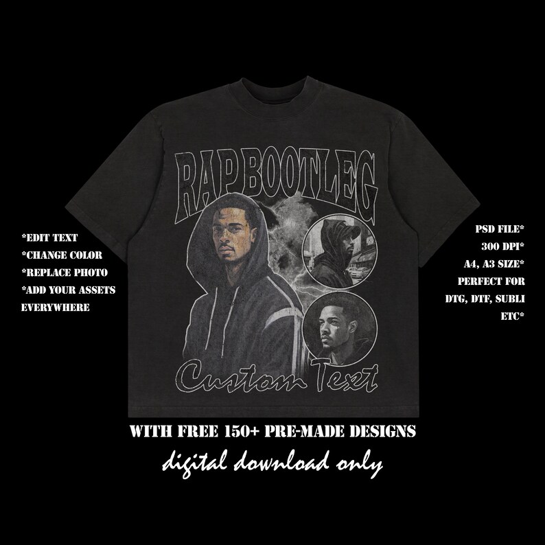 150 Rap Tee Designs, Hiphop Design, 90s Design, Tshirt Designs, Graphic ...