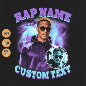 Rap Tee Template, Bootleg Design, 90s Design, Tshirt Design, Graphic ...