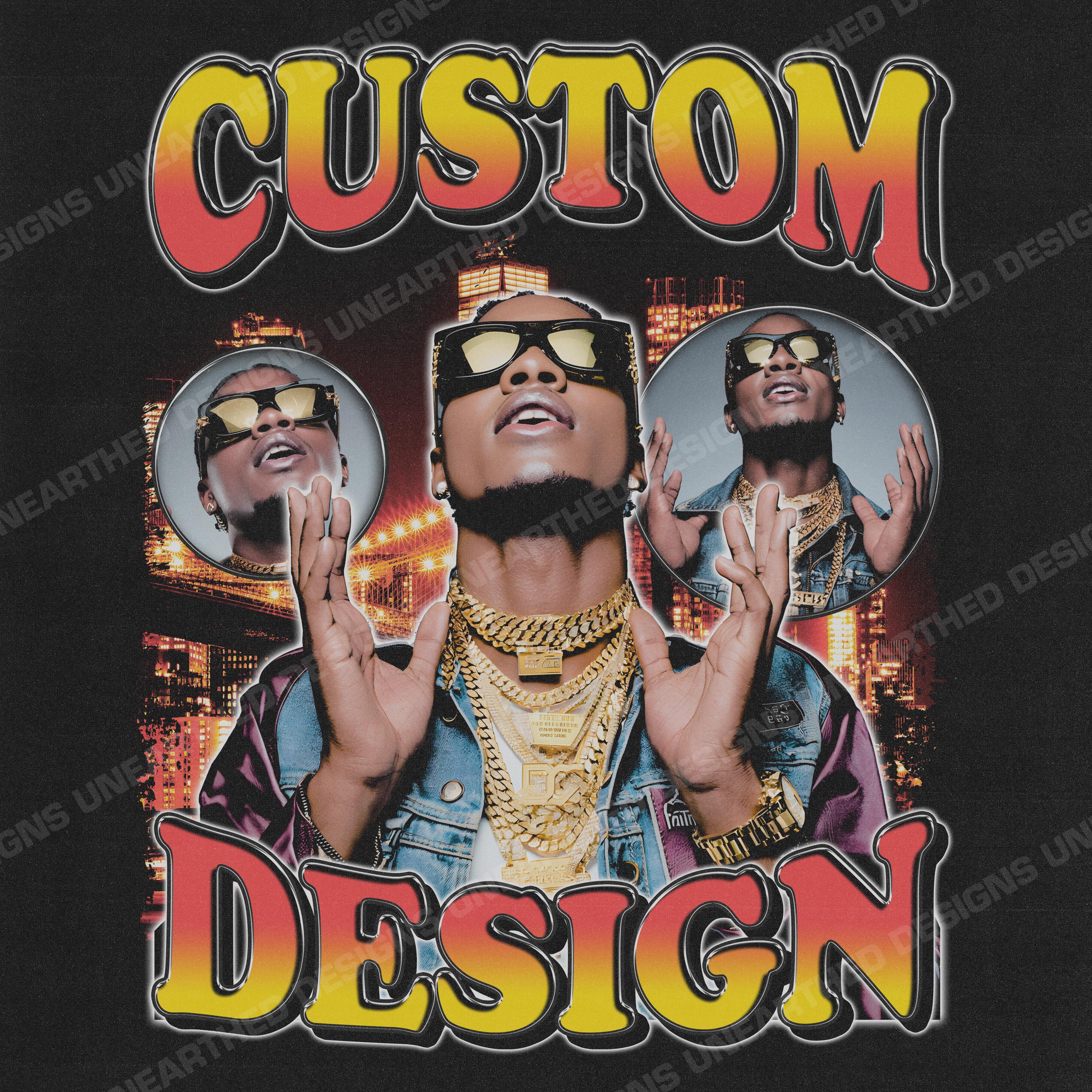 Rap Tee Template, Rap Tee T-shirt Design, 90s Bootleg, Vintage Bootleg ...