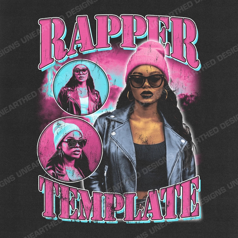 Editable Rap Bootleg Tee, Custom Your Own Bootleg, Custom Rap Bootleg ...