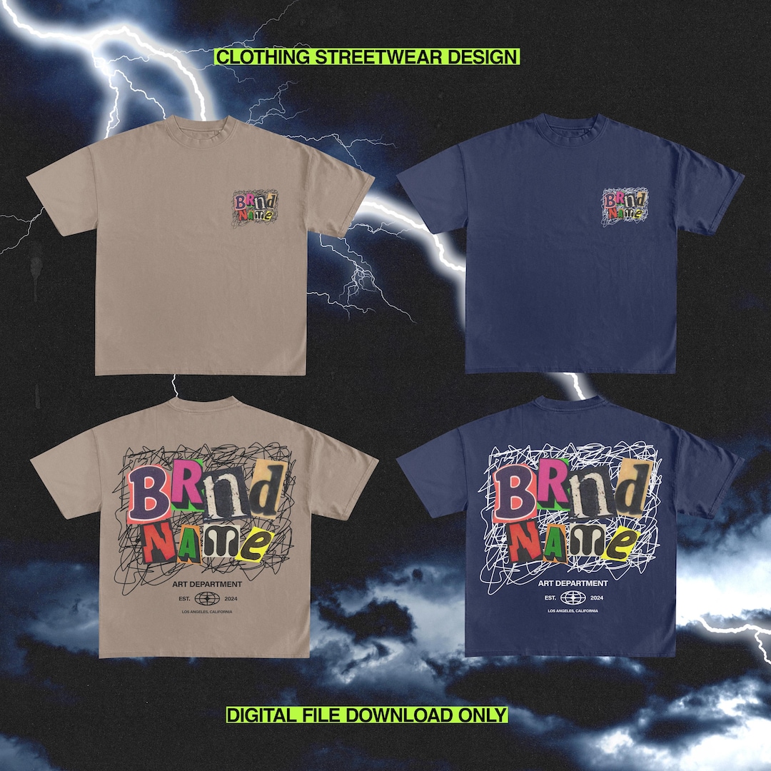 Custom Your Brand Clothing Design, Streetwear Design, University Design ...