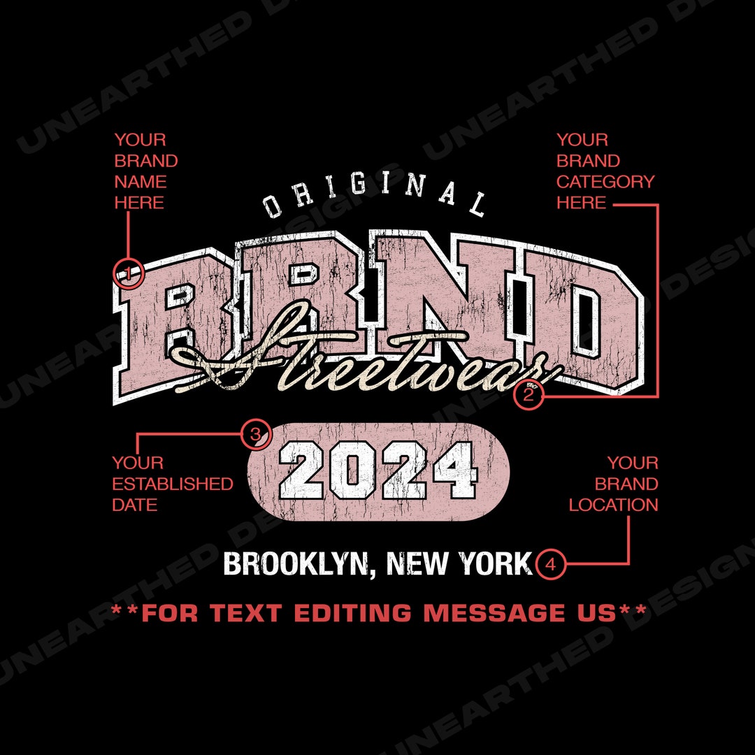 Custom Your Brand Clothing Design, Streetwear Design, University Design ...