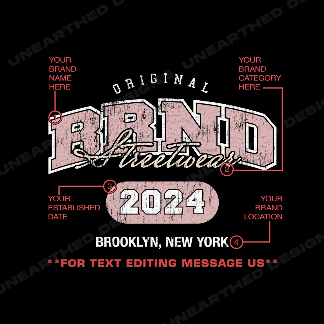 Custom Your Brand Clothing Design, Streetwear Design, University Design ...