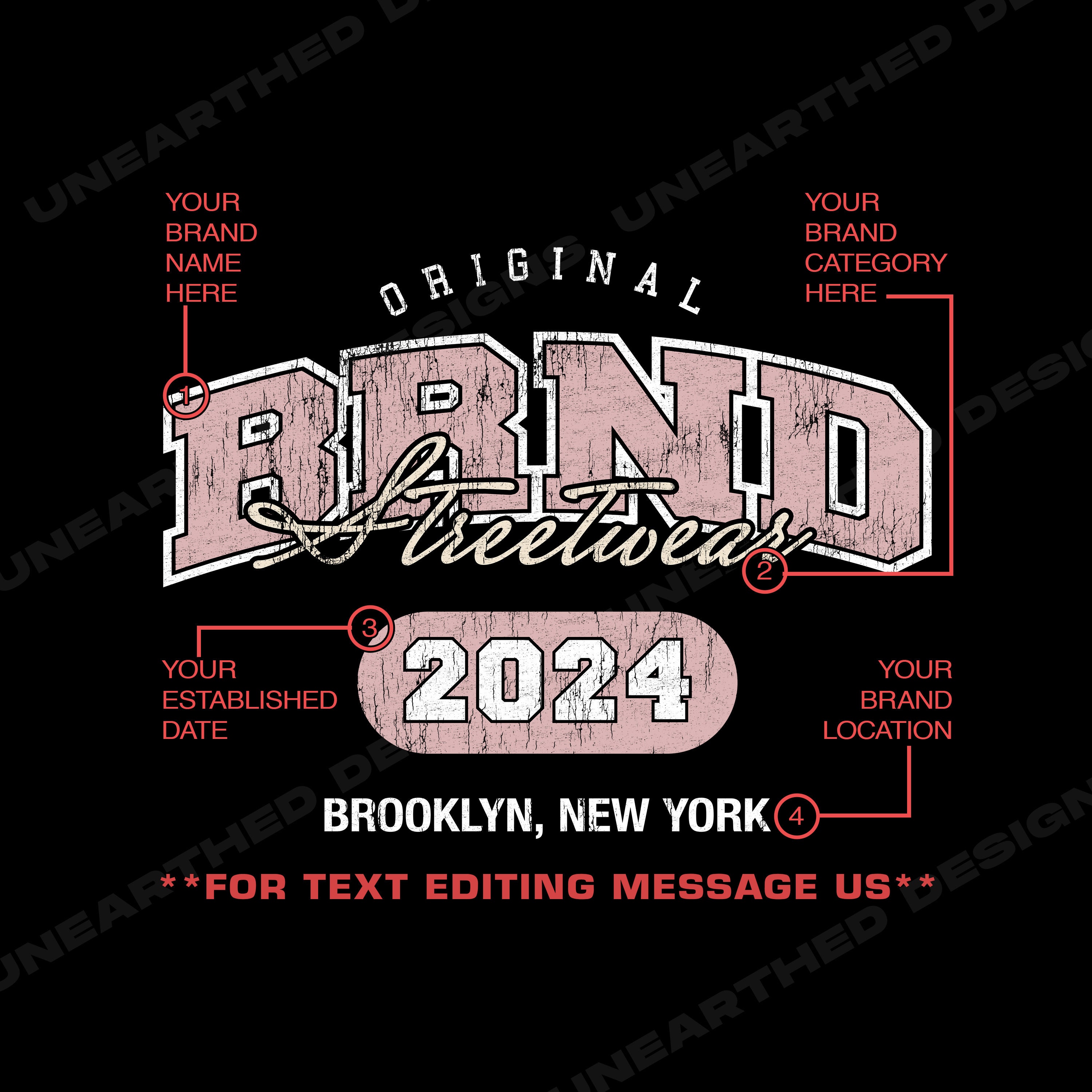Custom Your Brand Clothing Design, Streetwear Design, University Design ...