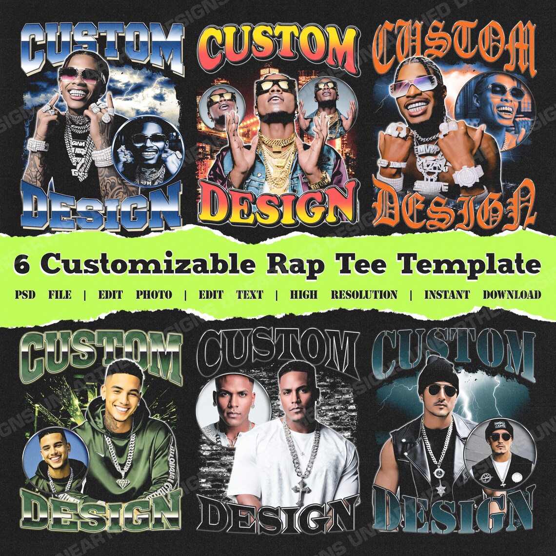 Rap Tee Template, Rap Tee T-shirt Design, 90s Bootleg, Vintage Bootleg ...