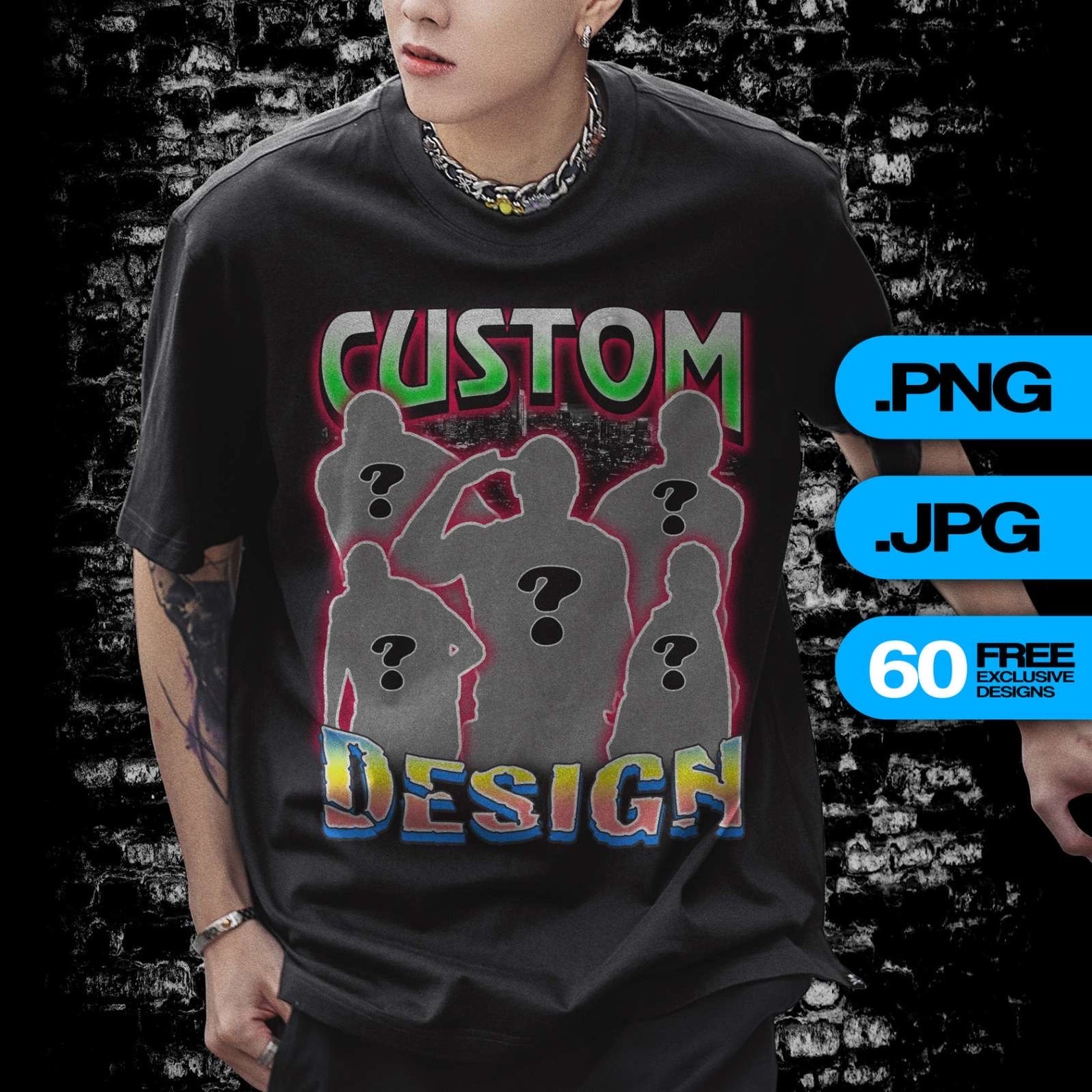 Custom Bootleg Design PNG Digital Download Custom Your Own - Etsy