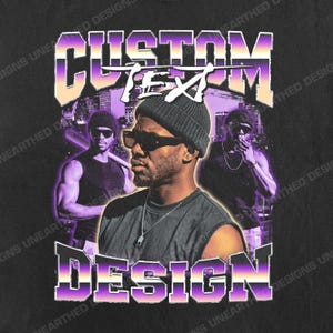 Rap Tee Template, Rap Bootleg Template, Editable Rap Tee, Custom Rap ...