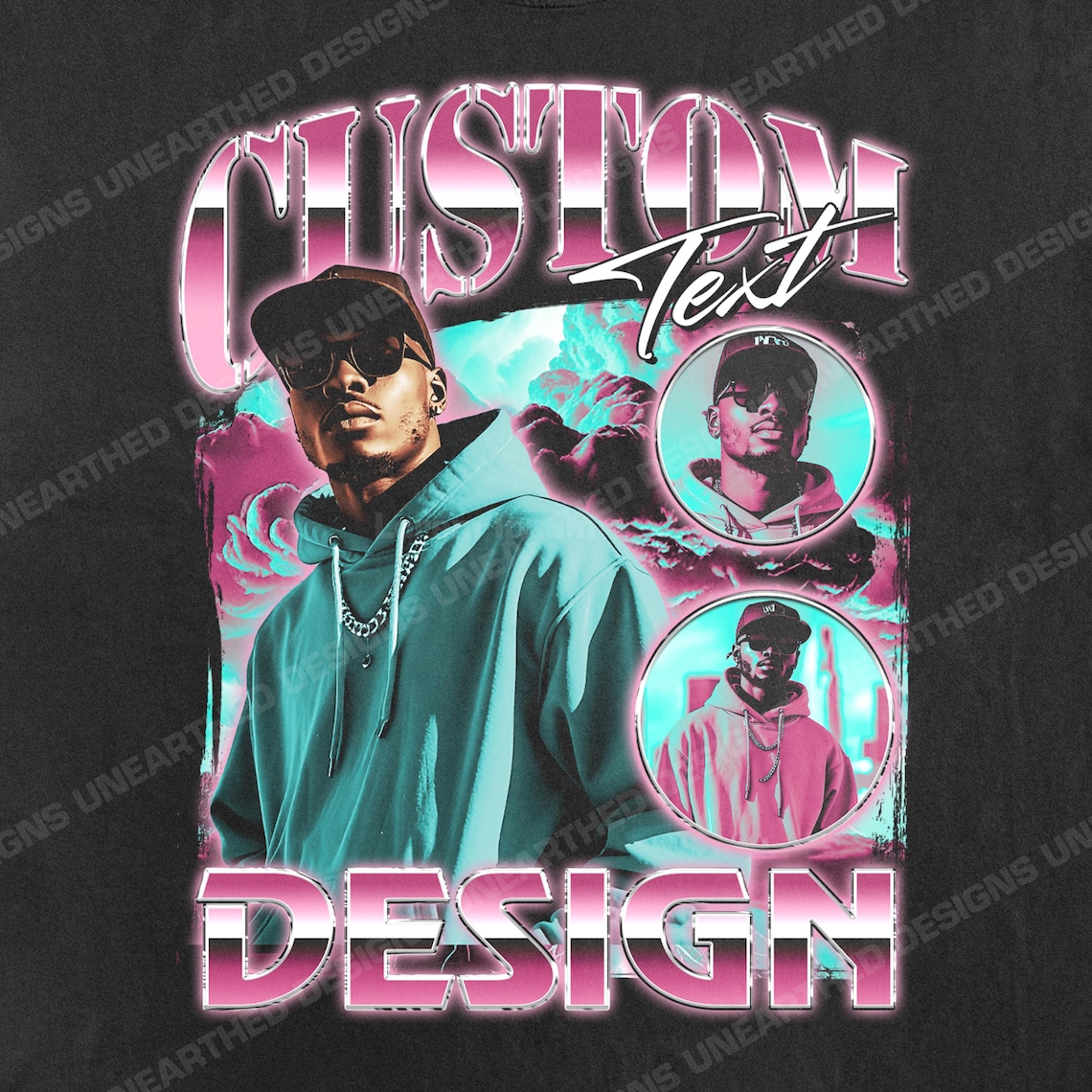 Rap Tee Template, Rap Bootleg Template, Editable Rap Tee, Custom Rap ...