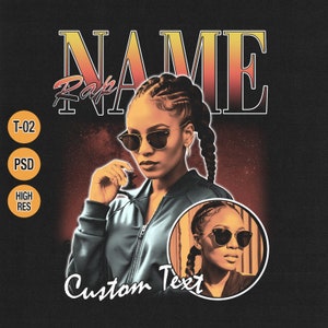 Rap Tee Template, Bootleg Design, 90s Design, Tshirt Design, Graphic ...