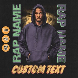 Rap Tee Bootleg Template, Rap Tee T-shirt Design, 90s Bootleg, Vintage ...