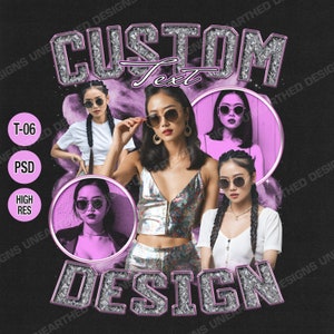 Rap Tee Template, Custom Your Own Bootleg Idea, 90s Bootleg Design ...