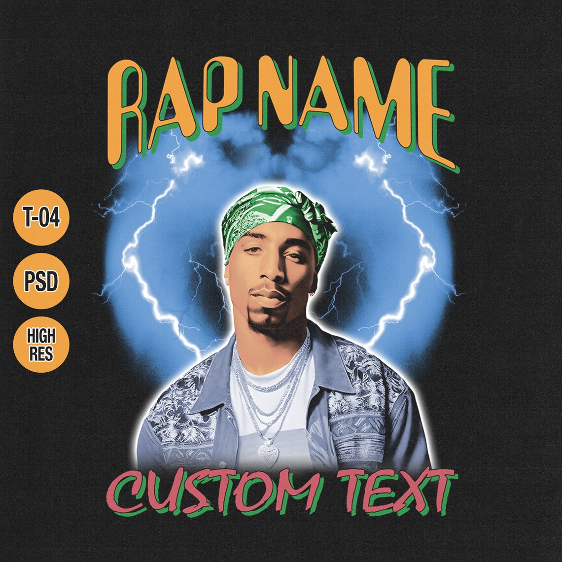 Rap Tee Template, Bootleg Design, 90s Design, Tshirt Design, Graphic ...