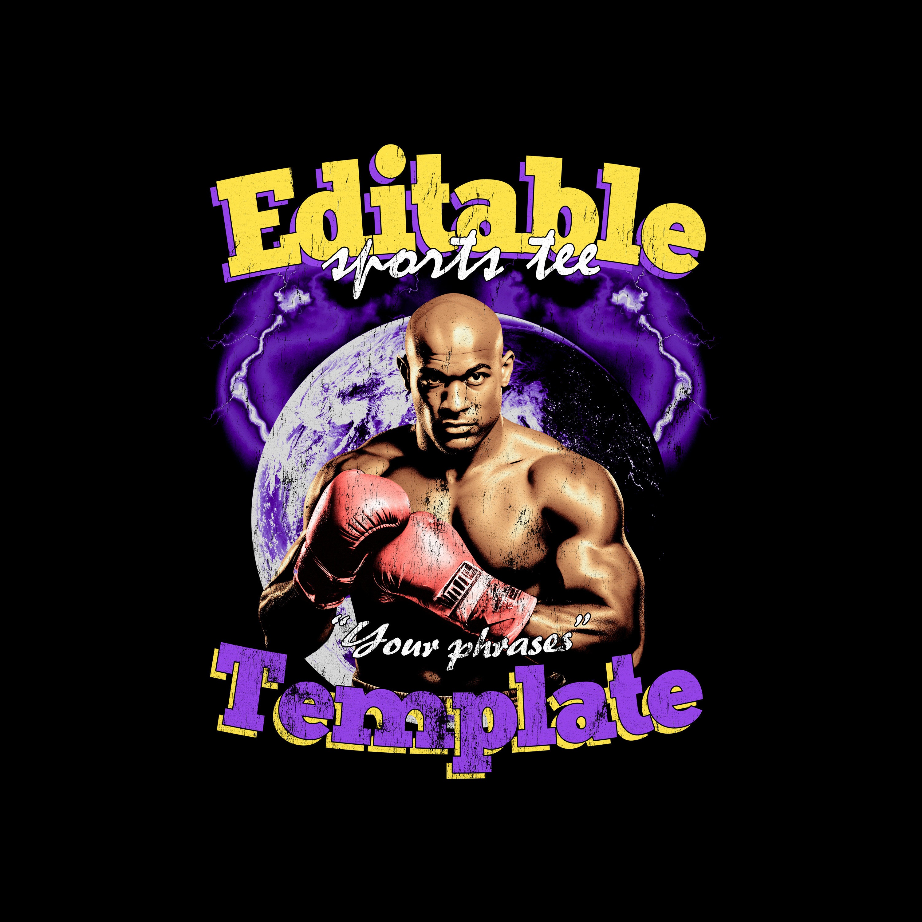 Sports Tee Template, Rap Bootleg Template, 90s Vintage, Hiphop Design ...