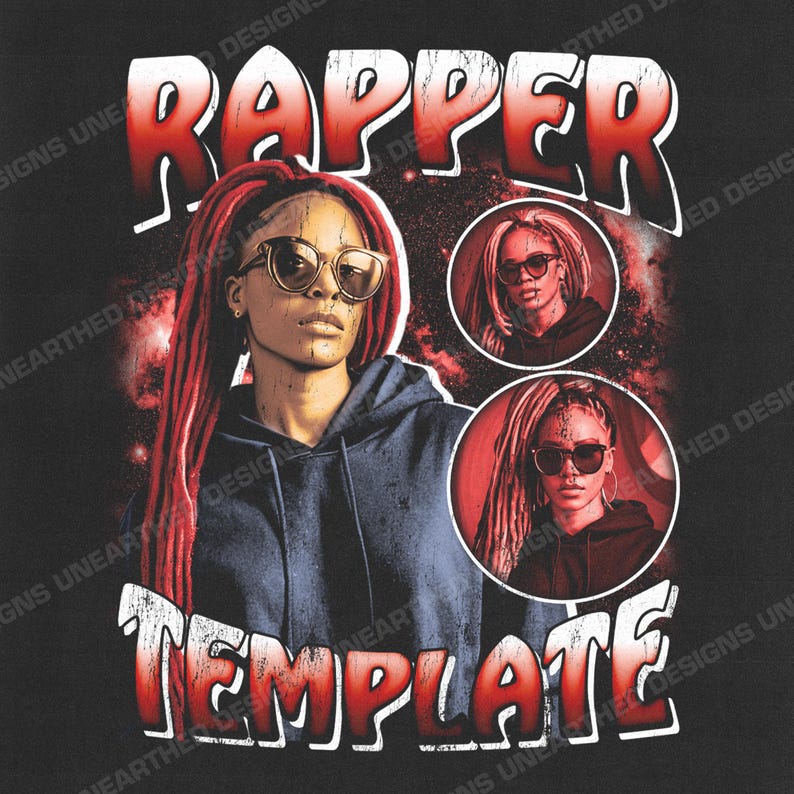 Editable Rap Bootleg Tee, Custom Your Own Bootleg, Custom Rap Bootleg ...