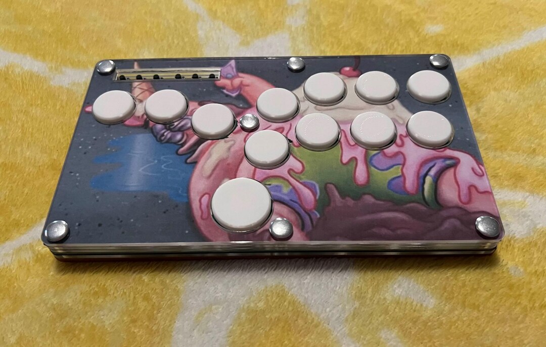 Custom Controller Flatbox Hitbox With Wood Base - Etsy