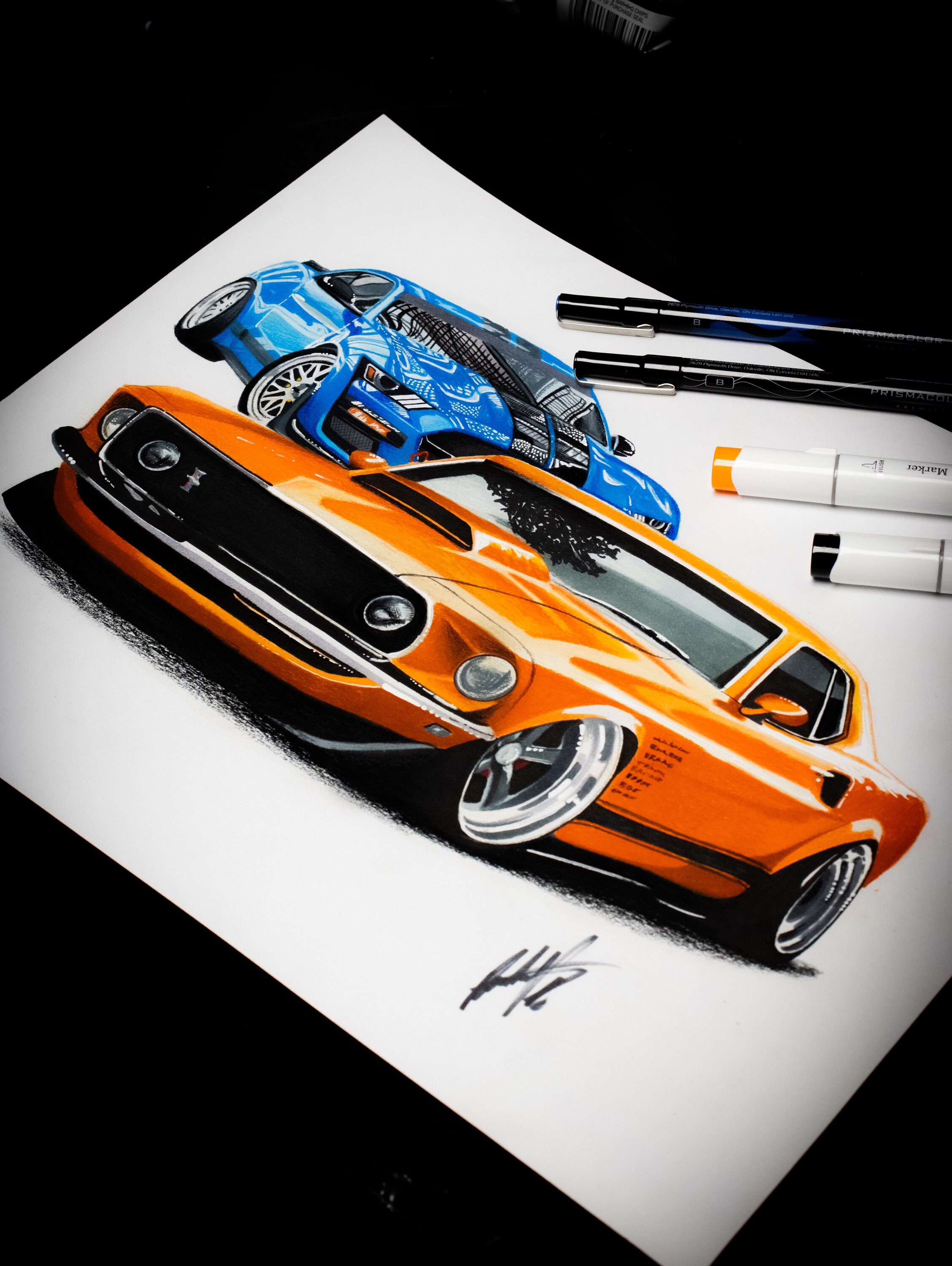 Custom NASCAR / Stock Car/ F1 Drawings - Personalized Car Drawings ...
