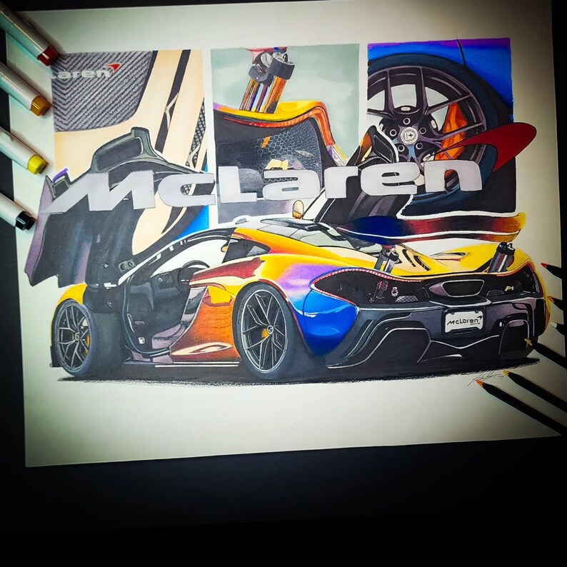 Custom Car Drawing: Hand-drawn Automotive Art - Etsy Canada