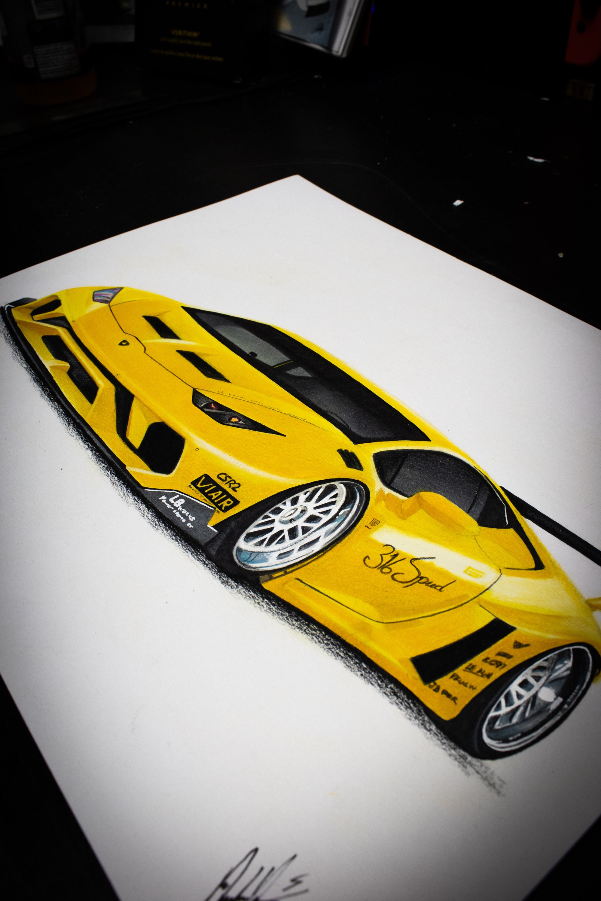Custom Personal Car Drawings Hand Drawn Auto Art, Cars, Trucks, Suv's ...