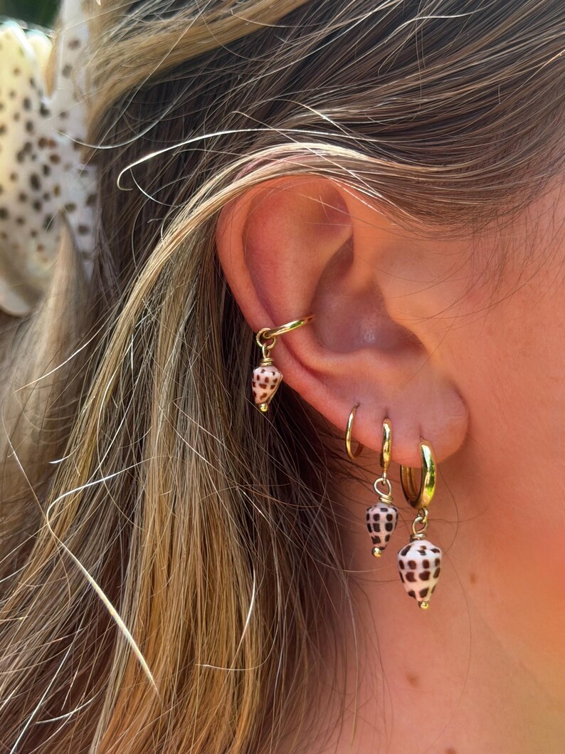 Mini Hebrew Cone Hoops - Etsy