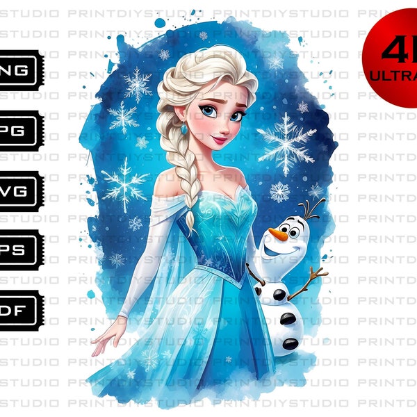 Elsa High Resolution - Etsy