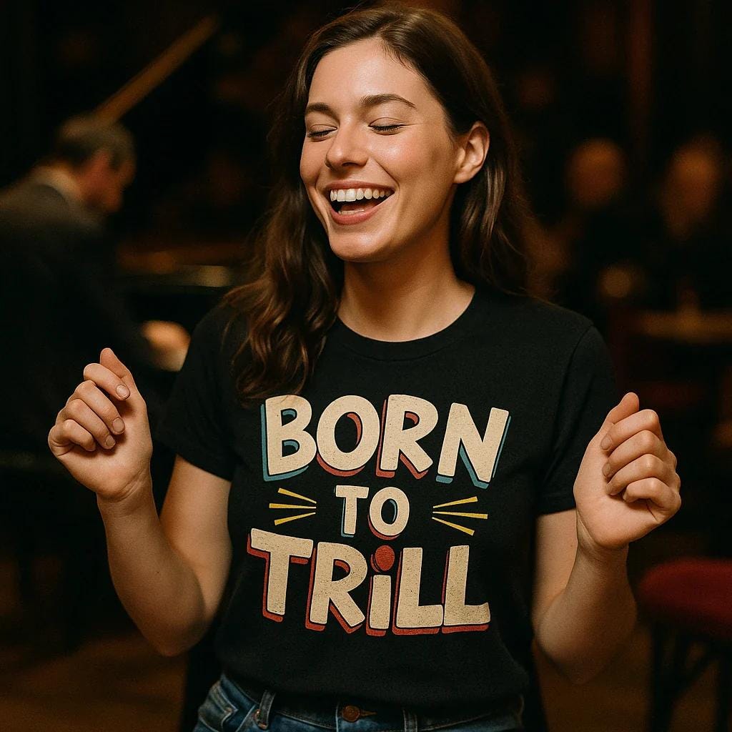 BORN TO TRILL Cartoon Pop Piano T-shirt, Music Lover Shirt, Funny ...