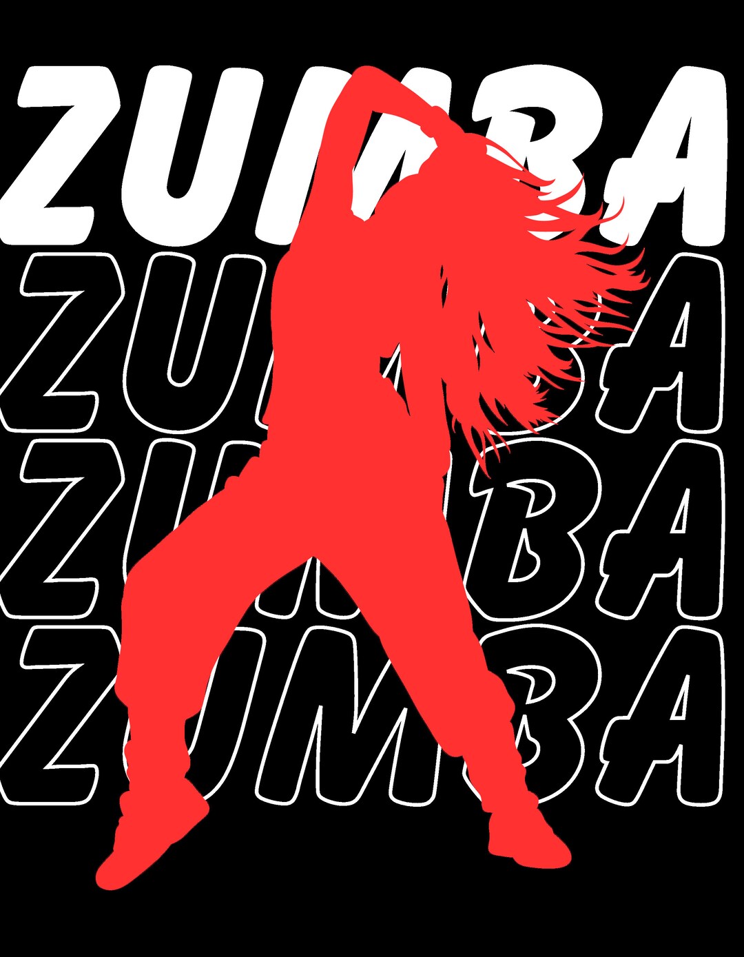 5 Zumba Designs to Make Your Own T-shirts Sweatshirts - Etsy