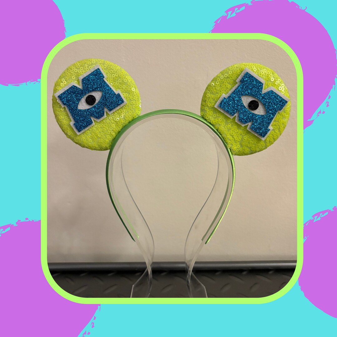 Cute Disney Inspired Monsters University Ears No Bow Headband Magic ...
