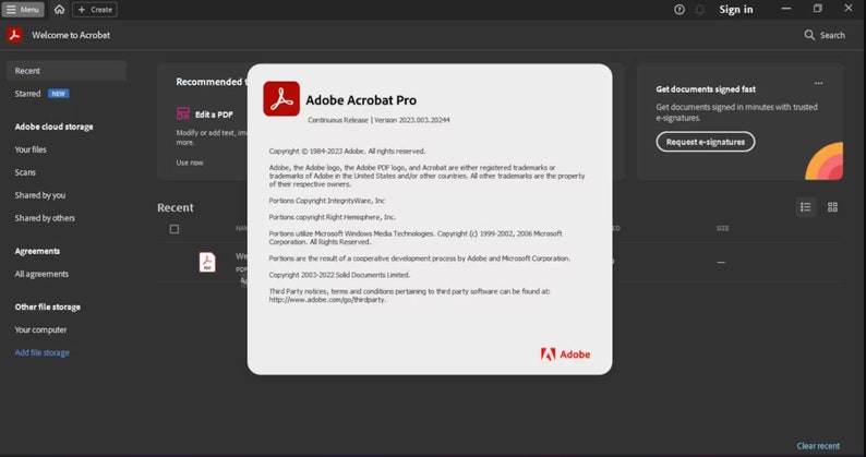 Adobe Acrobat Pro 2023 for Windows Lifetime - Etsy Australia