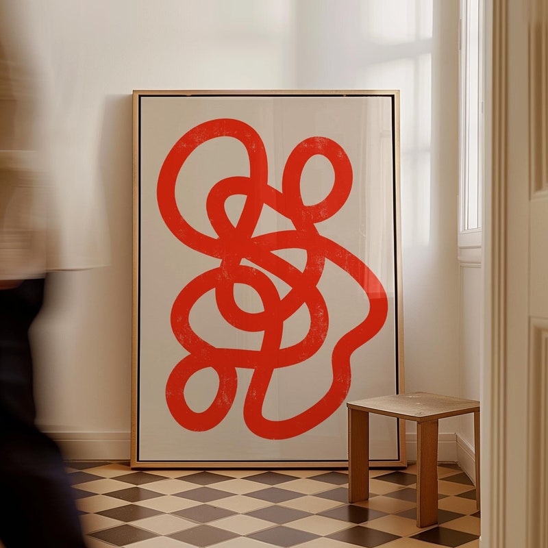 Red Art Print - Etsy
