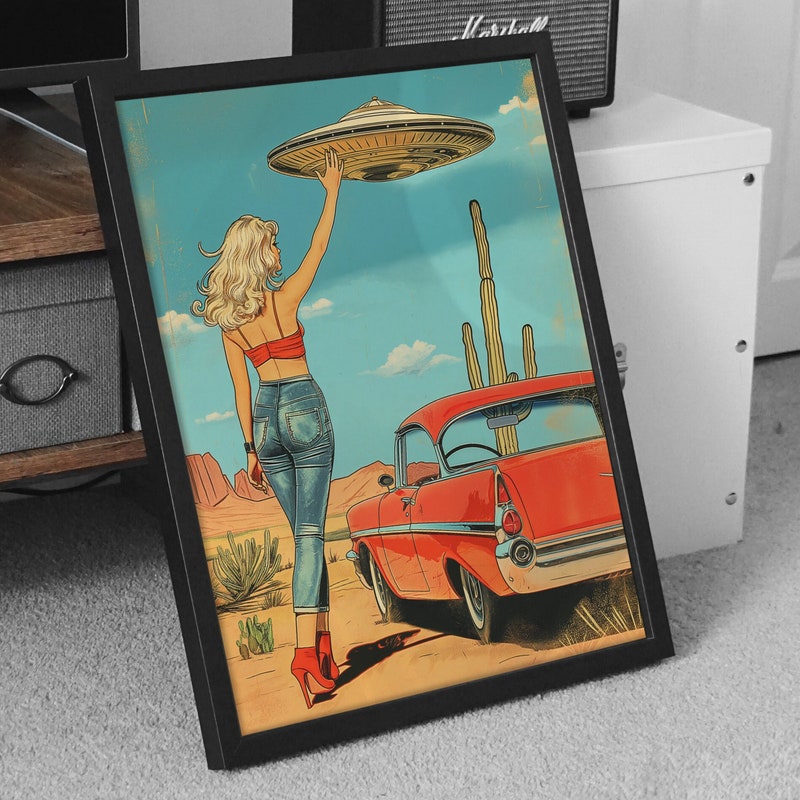 Ufo Poster - Etsy