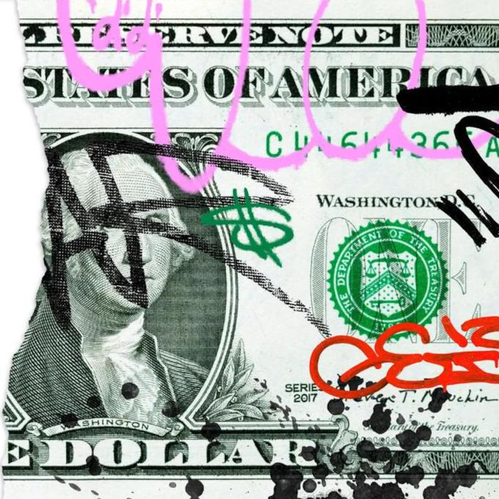 Graffiti Dollar Bill Print: Urban Street Art Poster - Etsy