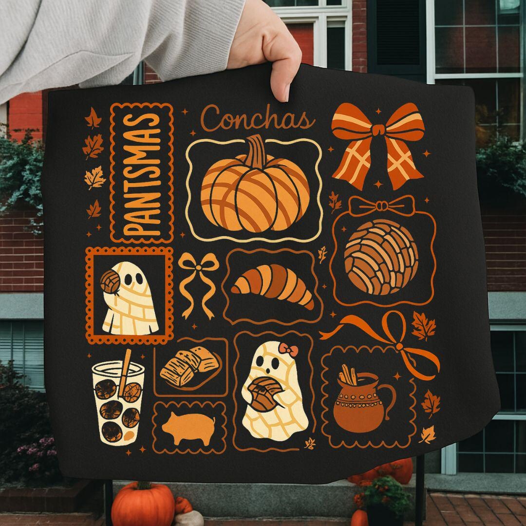 Spooky Conchas PNG: Halloween Pan Dulce Clipart (digital Download) - Etsy