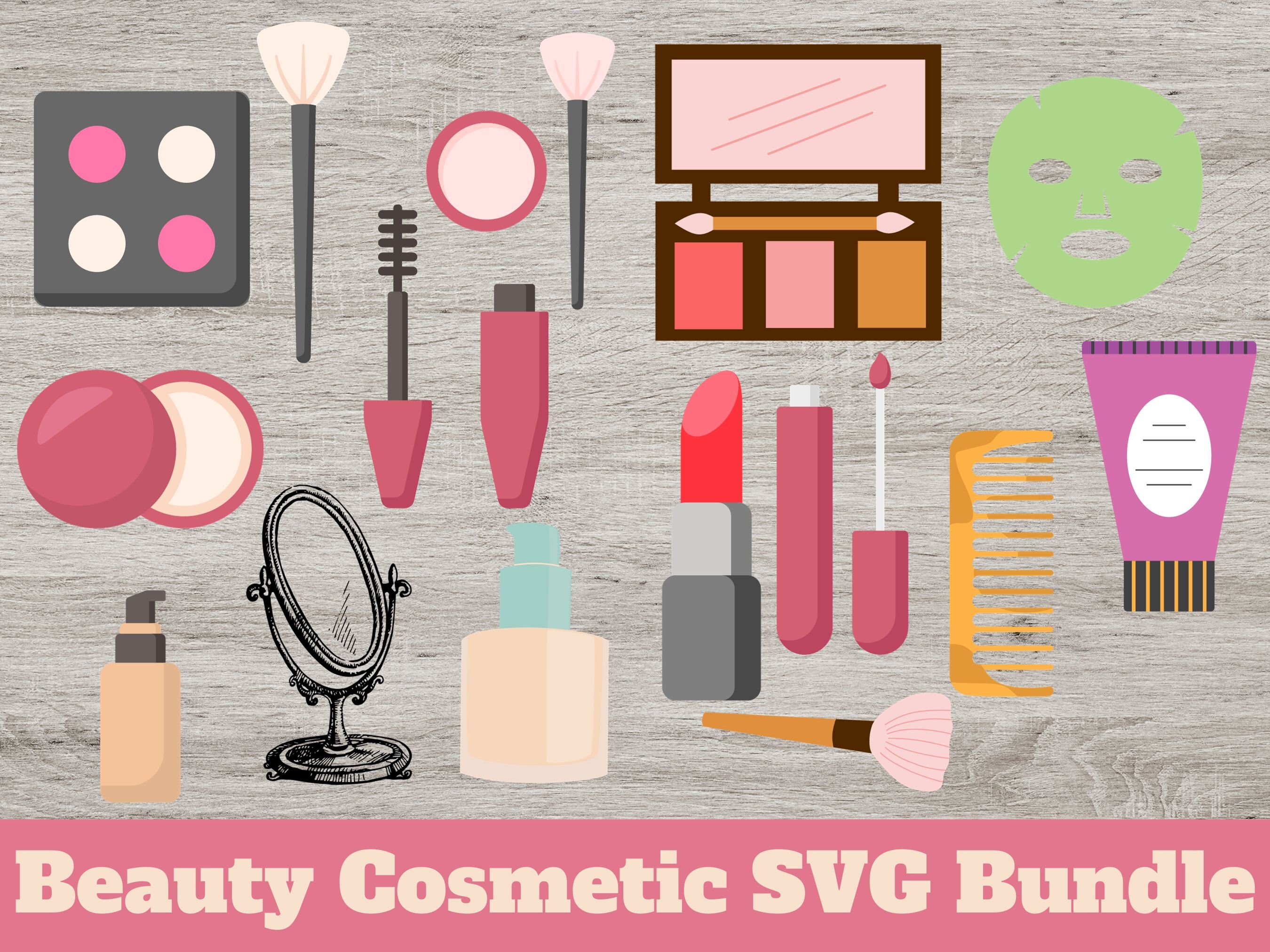 Beauty Cosmetic Svg Bundle, Relaxing Png, Massage Svg, Spa Day SVG ...