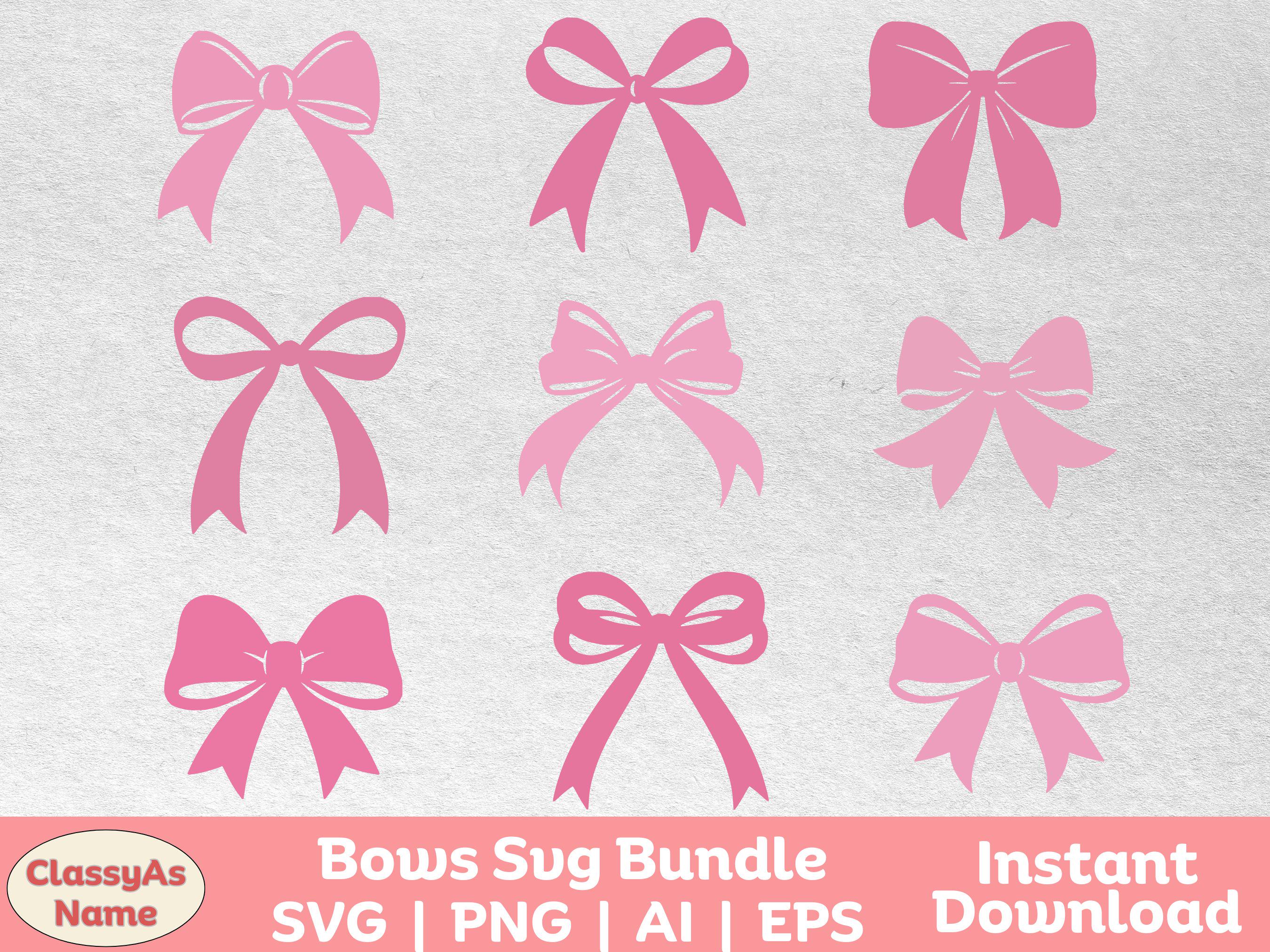 3D Bow SVG Bundle: Layered Paper Craft Template (digital Download) - Etsy