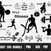 Workout SVG Bundle, Gym SVG Bundle, Fitness SVG, Exercise Svg ...