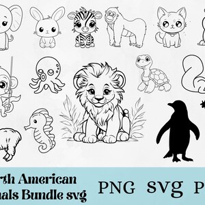 SVG Bundle Cut File; Animal Adorable Animal, Love, Wedding, Valentine's ...