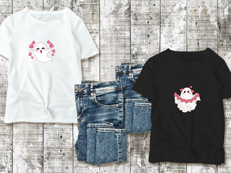 Valentine Ghost Svg Bundle, Valentine's Day SVG, Happy Valentine Svg ...