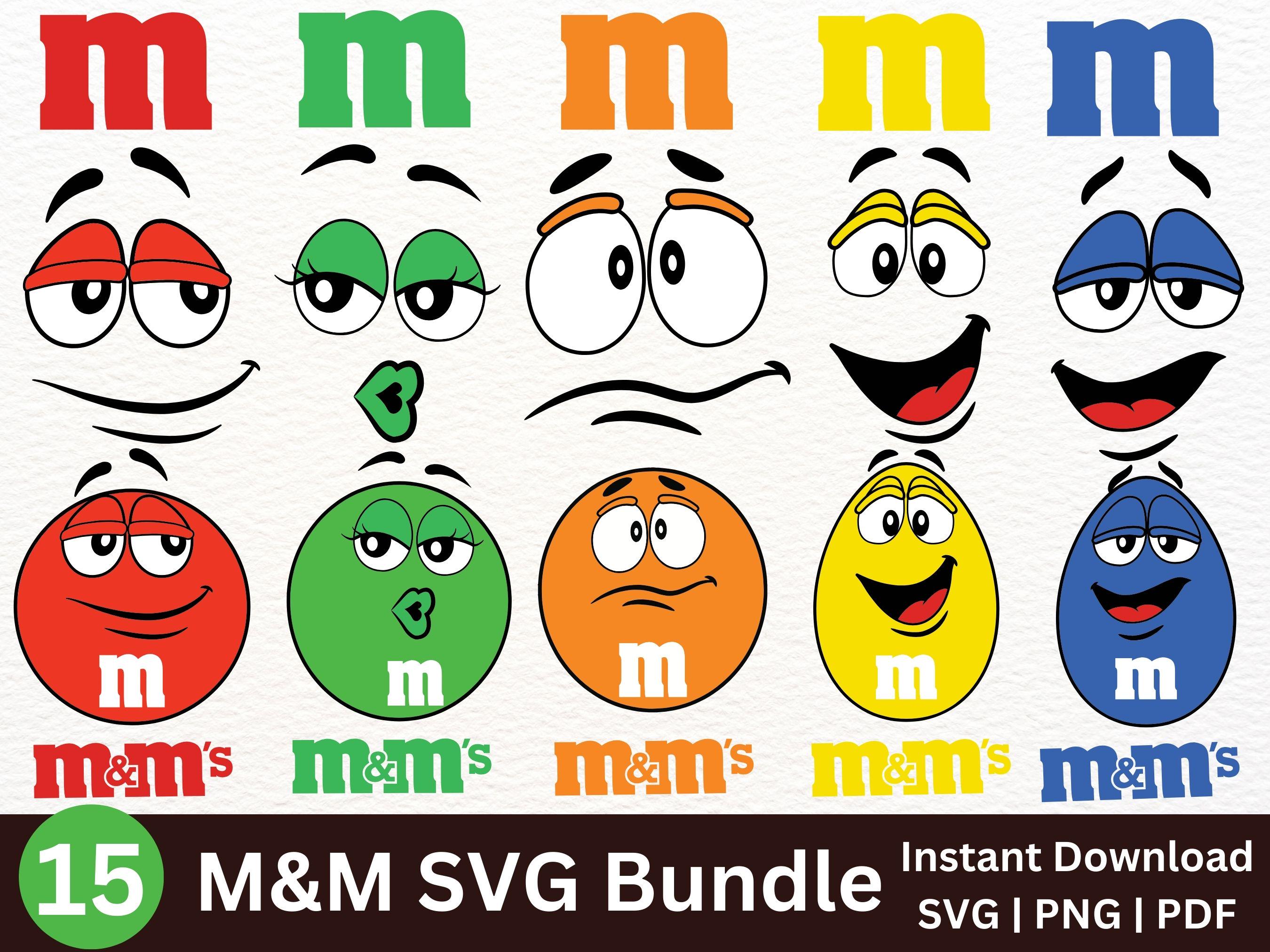 M y m caras SVG, cara SVG, SVG para Cricut, archivos en capas, cara de ...