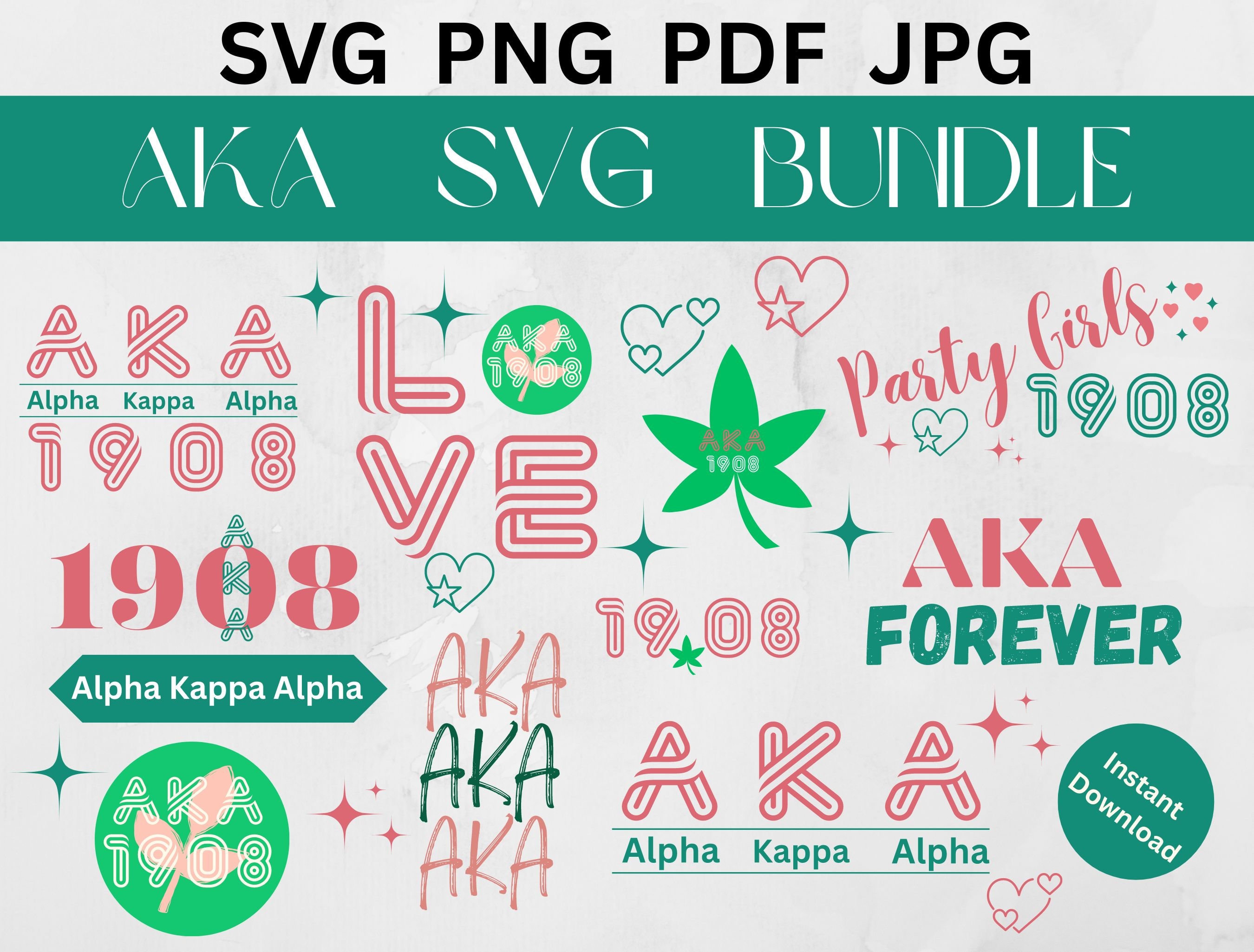 Aka Svg, Aka Svg Bundle, Aka Png Bundle, Aka Clipart Files, Aka ...