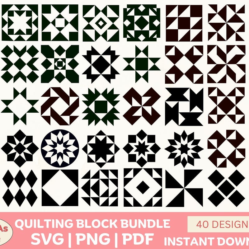 Block Print Quilt Art - Etsy