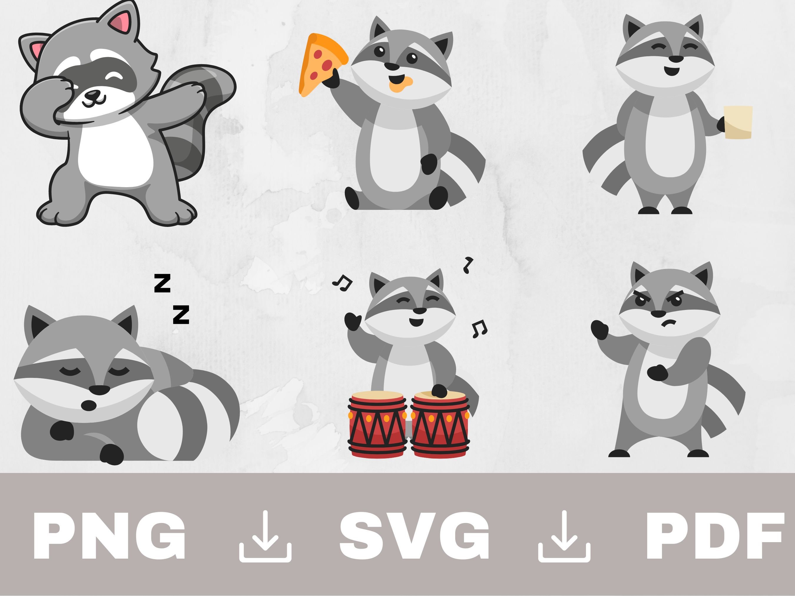 Raccoon SVG Bundle, Raccoon Svg, Raccoon Head Svg, Raccoon Png ...