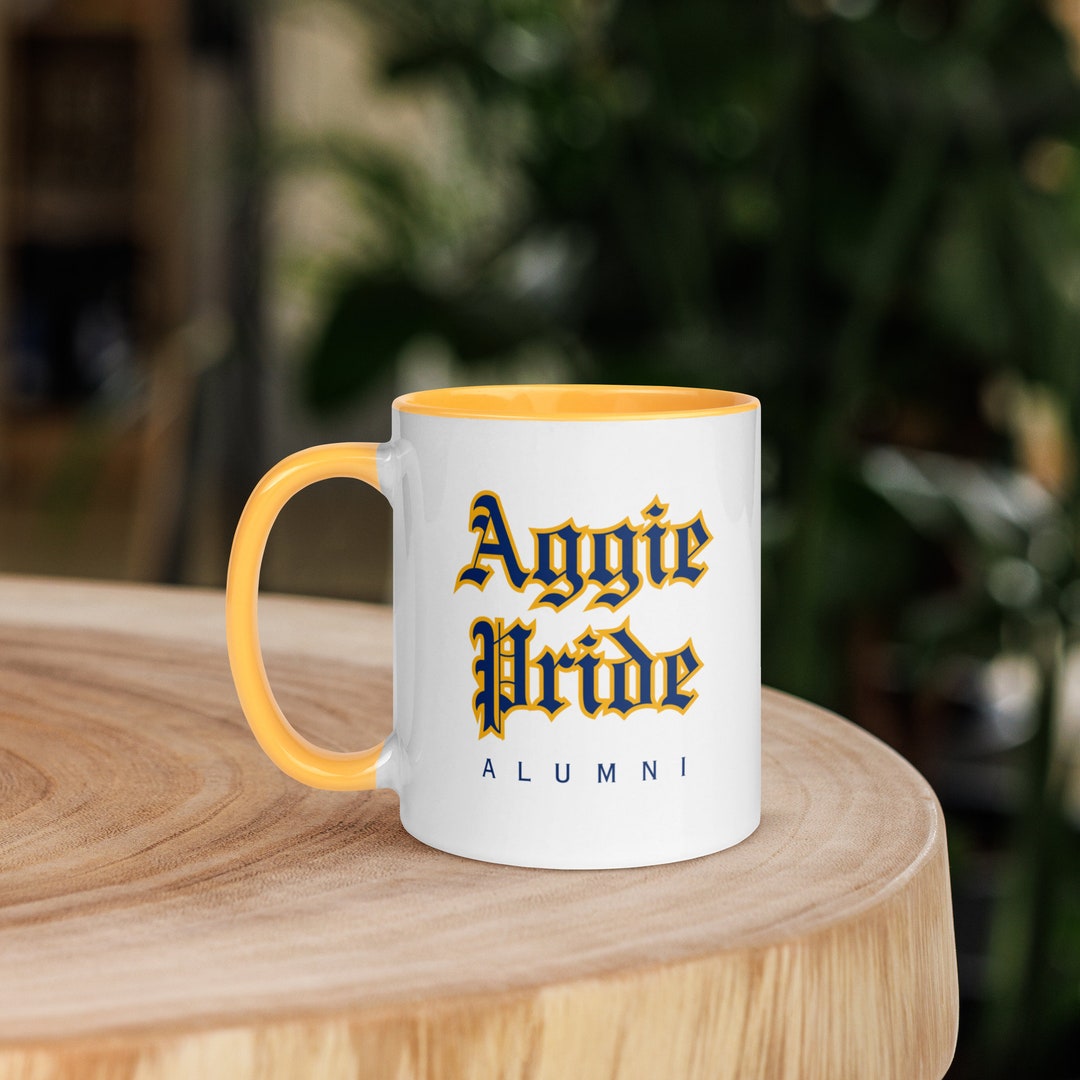 Aggie Pride Alumni Mug With Color Inside - Etsy