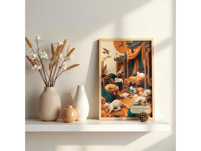 Lily Allen “pussy Palace” Inspired Poster – Cat Palace Wall Art, Pop ...