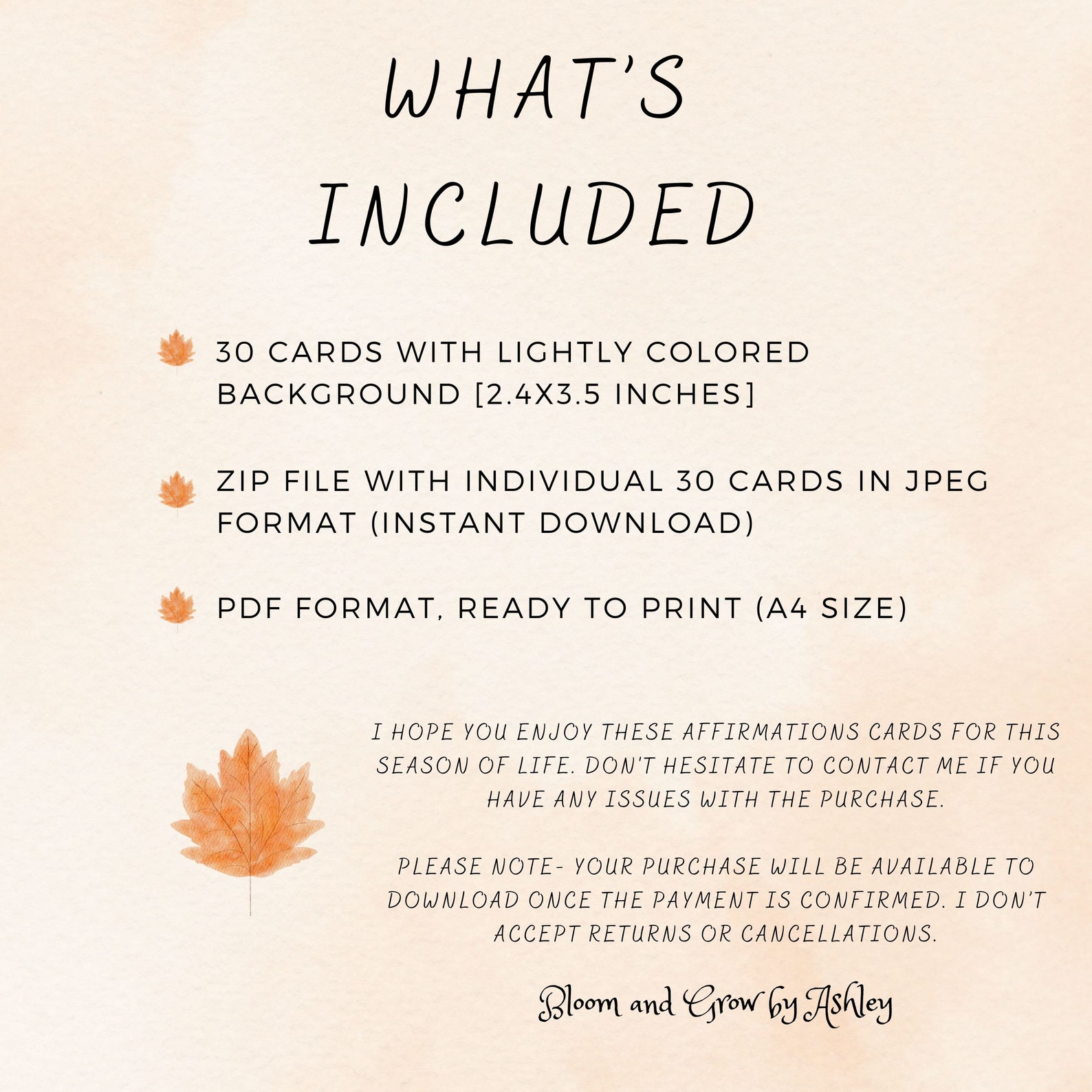 Fall Affirmation Cards: 30 Positive Autumn Quotes (printable PDF) - Etsy
