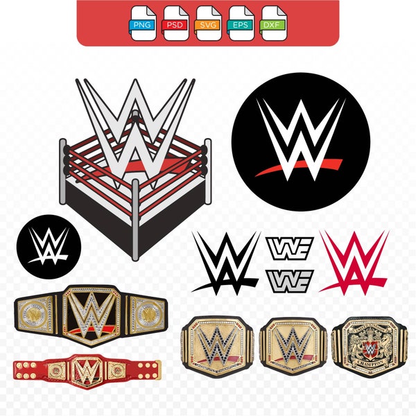 Wwe Svg - Etsy