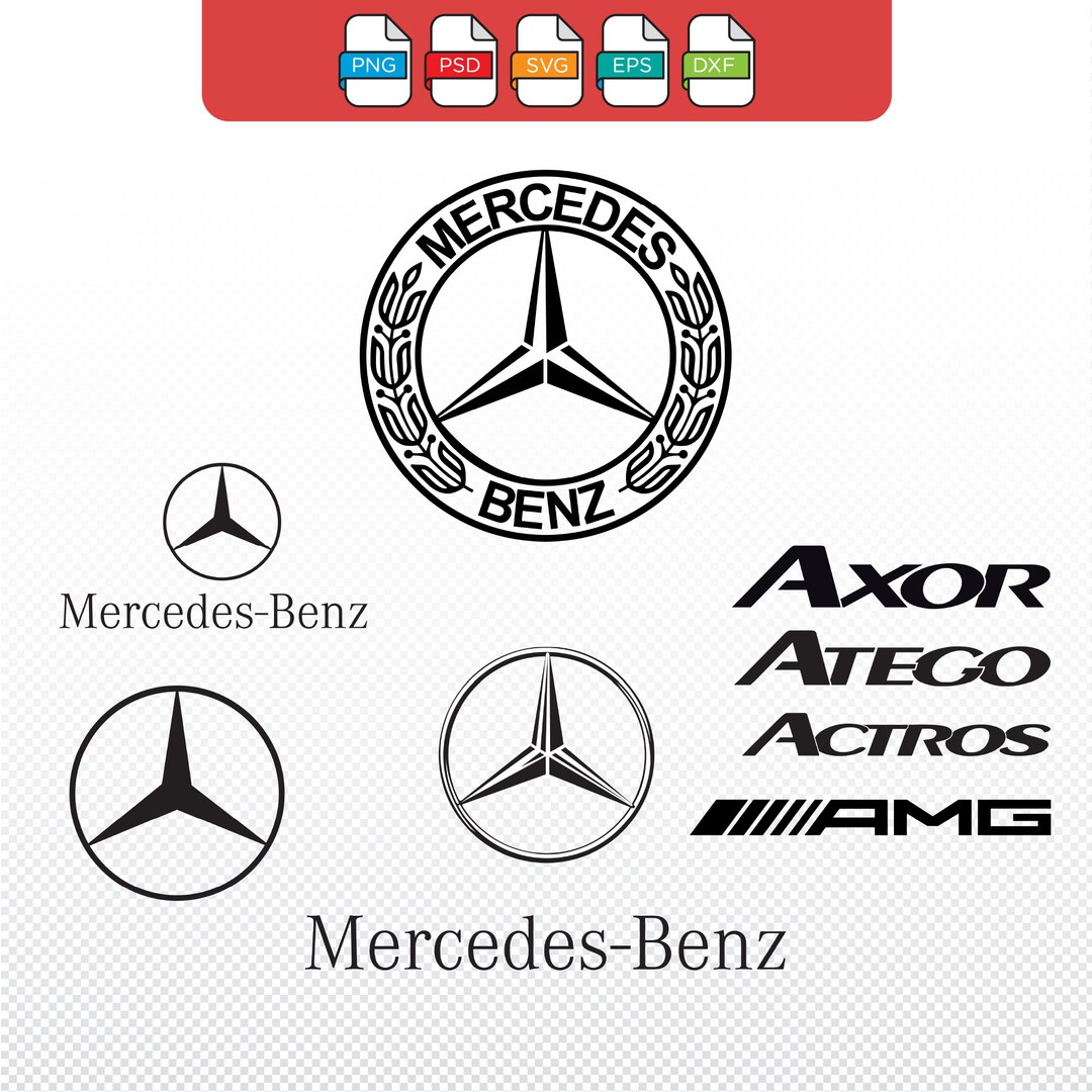 Mercedes Benz Svg Png Dxf Cricut Archivo Paquete Svg - Etsy México